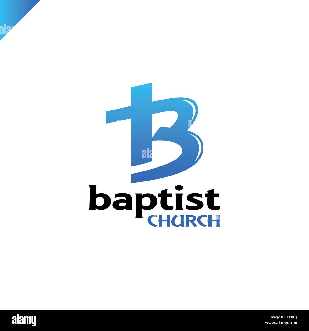 Letter B and cross Church of Jesus Christ logo Stock Vector Image & Art ...