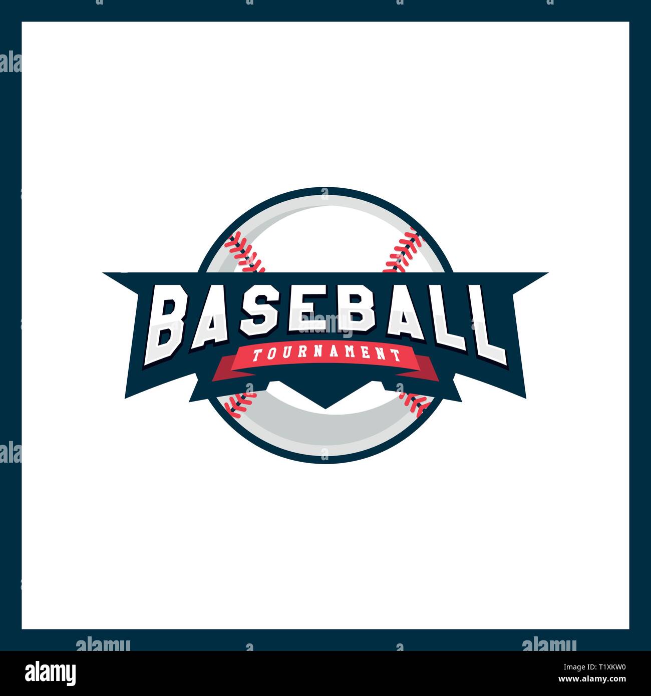 Modern professional logotype for a baseball league. Sport style logos ...