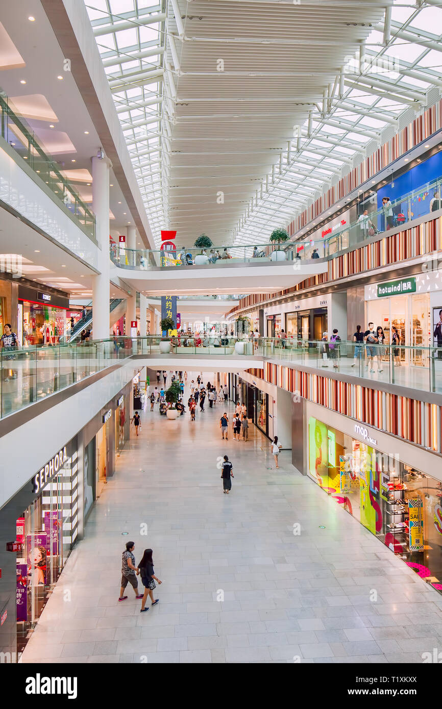 Inside Livat shopping mall. Owned by Inter Ikea Centre Group, its ...