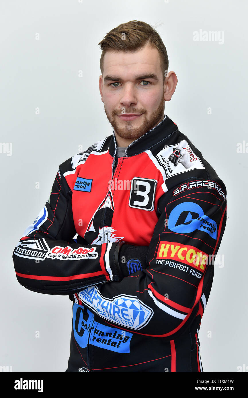 Belle Vue Colts Danny Phillips during the Belle Vue Aces Media Call at ...