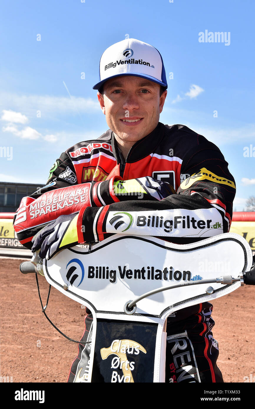 Belle Vue's Kenneth Bjerre during the Belle Vue Aces Media Call at the ...