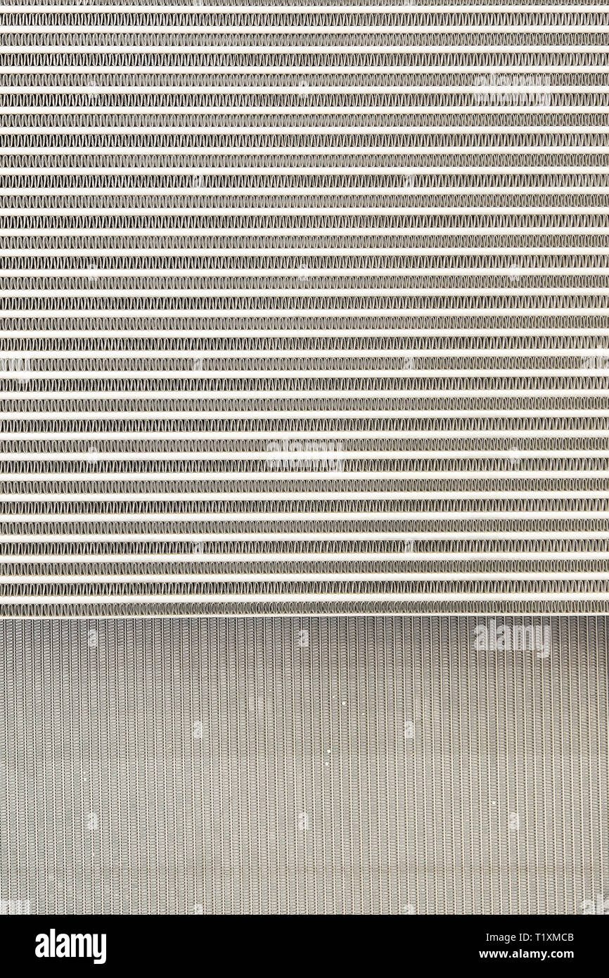 Texture of cooling radiator for big truck engine Stock Photo - Alamy