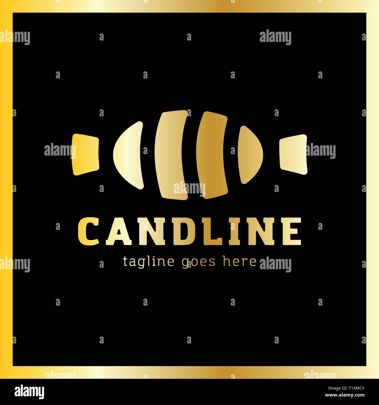 Candy Line Logotype. Colorful and sweet symbol Stock Vector Image & Art ...