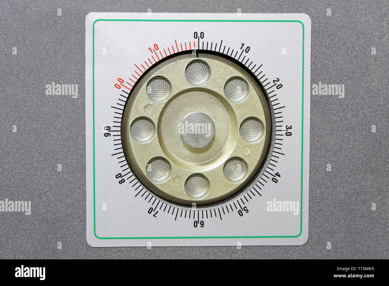 Circle safe combination dial lock with numbers Stock Photo - Alamy