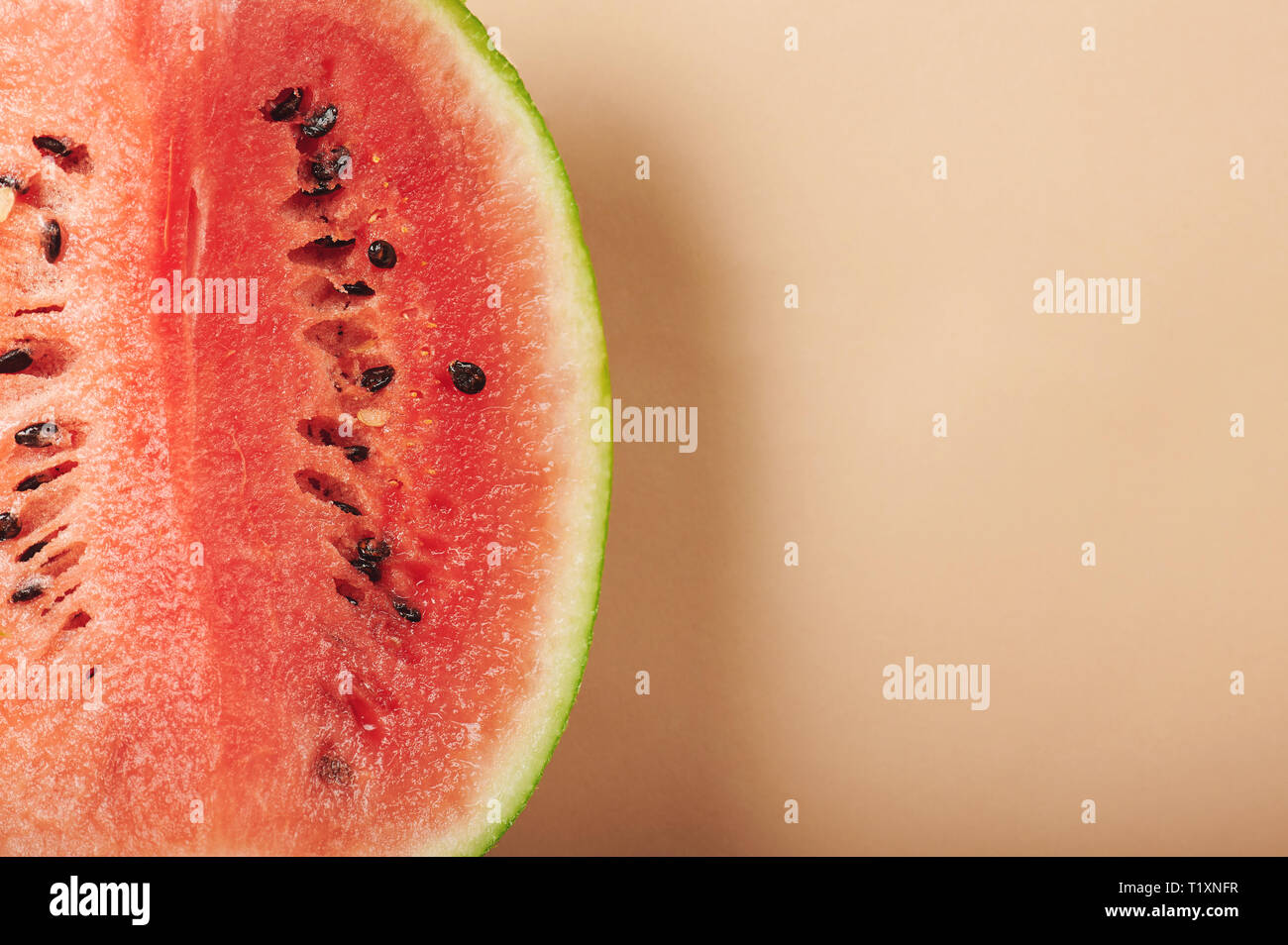 Healthy food background. Red fresh watermelon above top view Stock ...