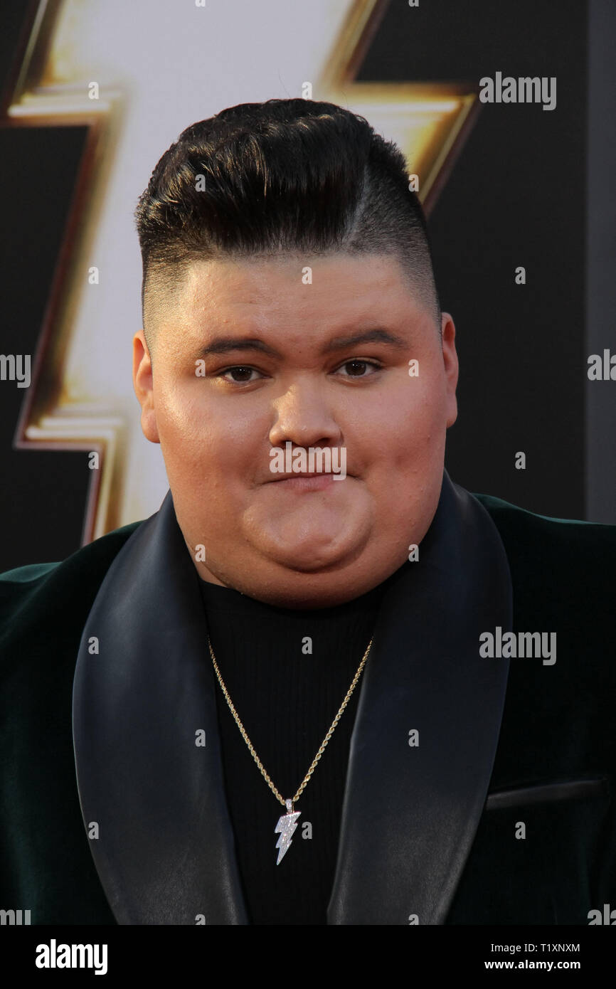 Jovan Armand at The World Premiere of "Shazam" held at the TCL Chinese ...