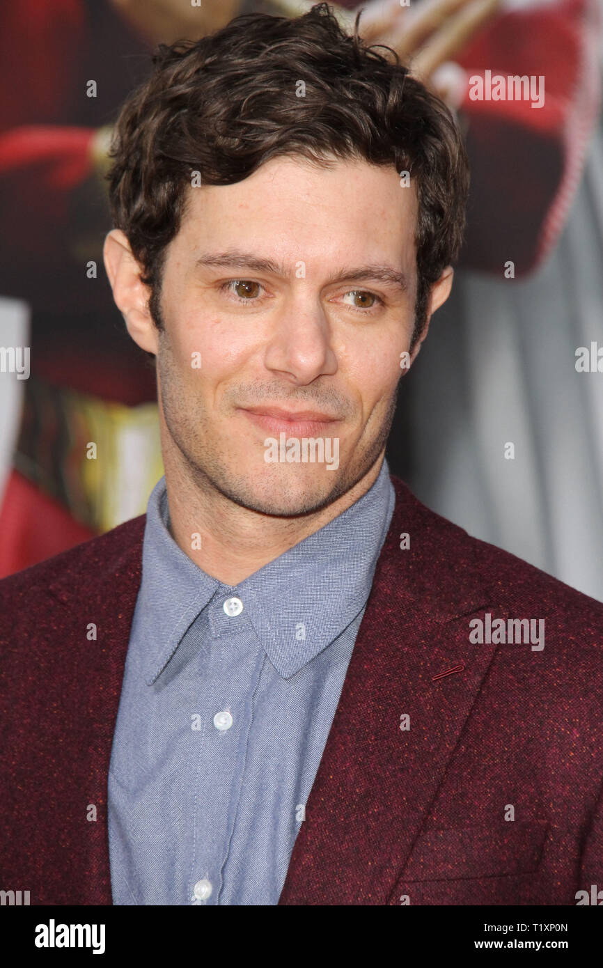 Adam Brody at The World Premiere of "Shazam" held at the TCL Chinese ...