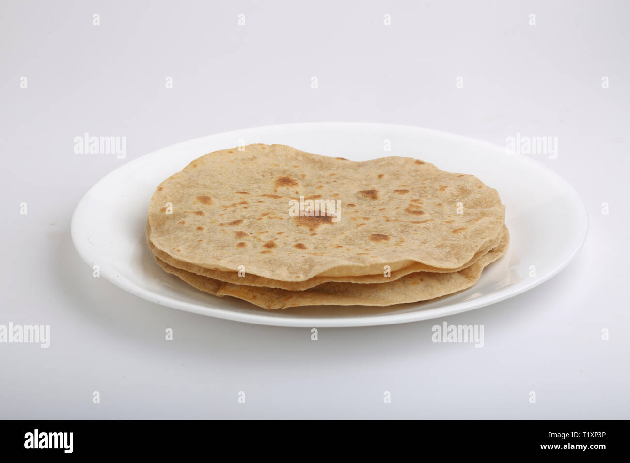 chappati -north indian special fulka roti Stock Photo - Alamy
