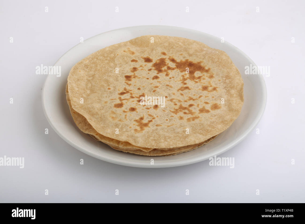 chappati -north indian special fulka roti Stock Photo - Alamy