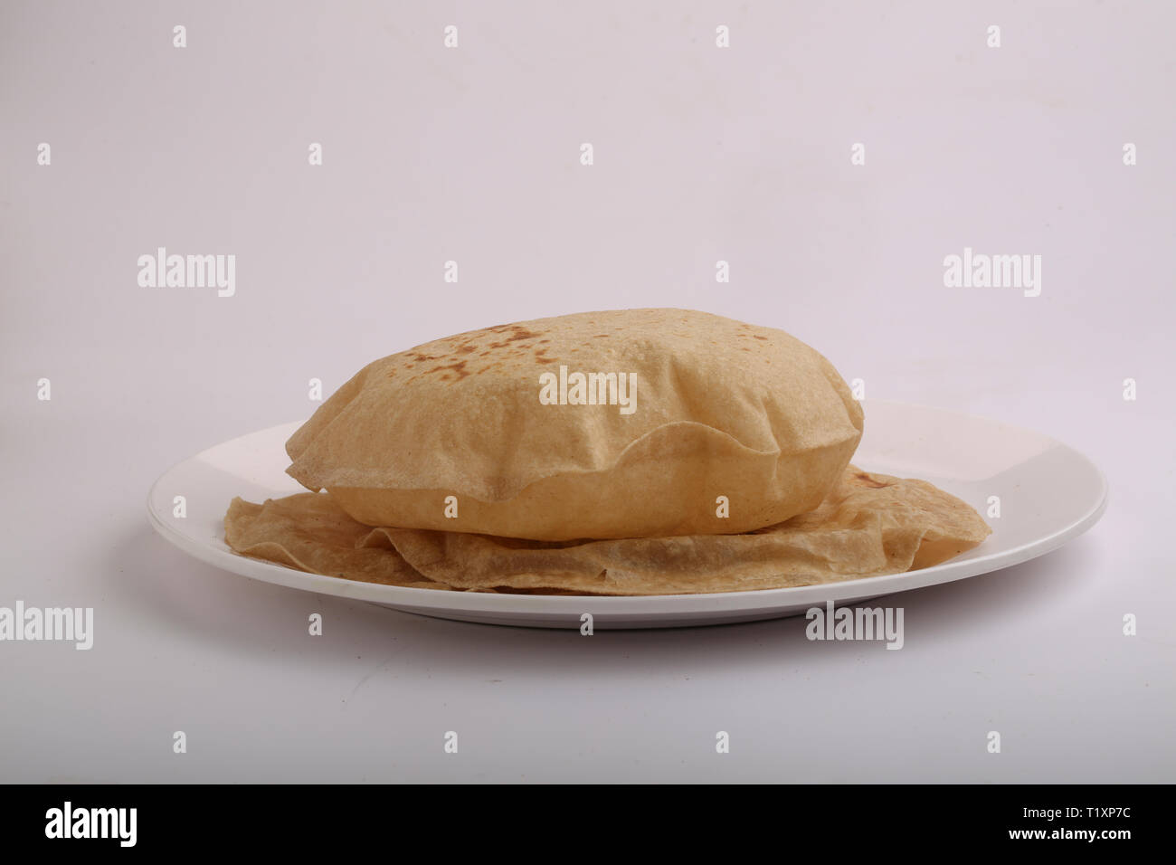 chappati -north indian special fulka roti Stock Photo - Alamy