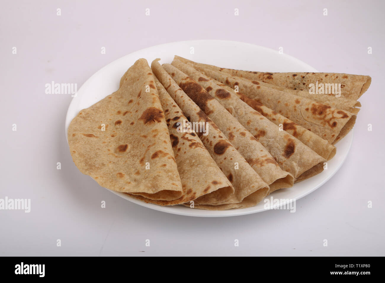 chappati -north indian special fulka roti Stock Photo - Alamy