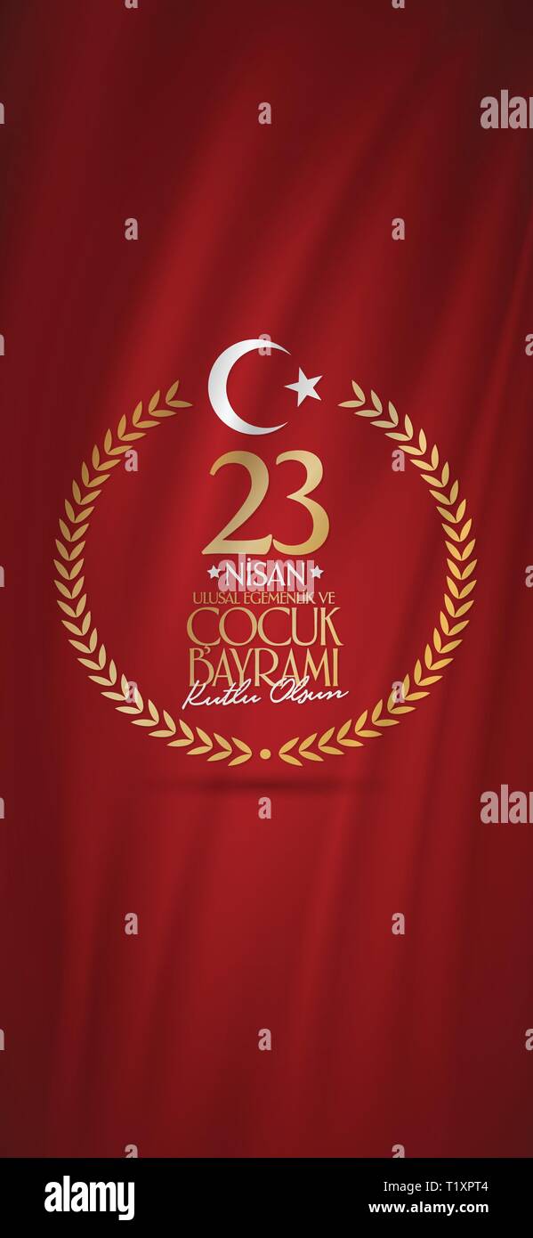 April 23 National Sovereignty and Children's Day. Billboard, Poster ...