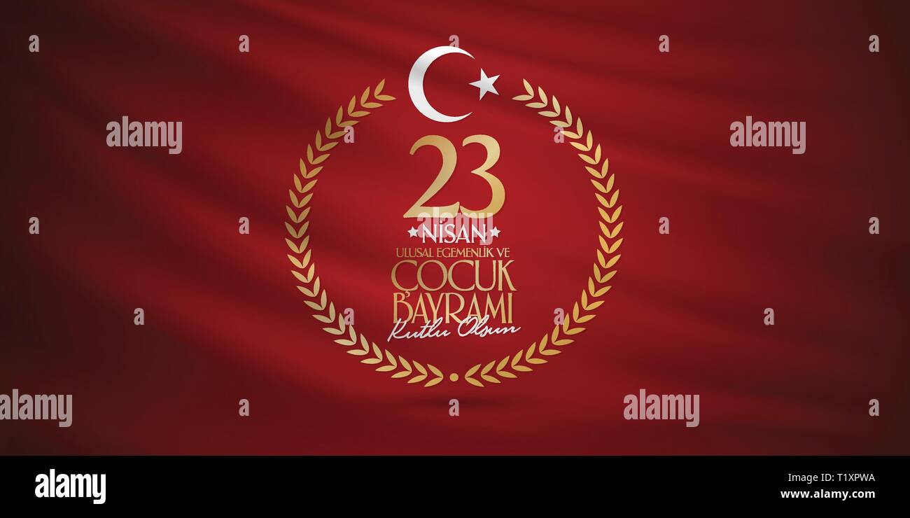 April 23 National Sovereignty and Children's Day. Billboard, Poster ...