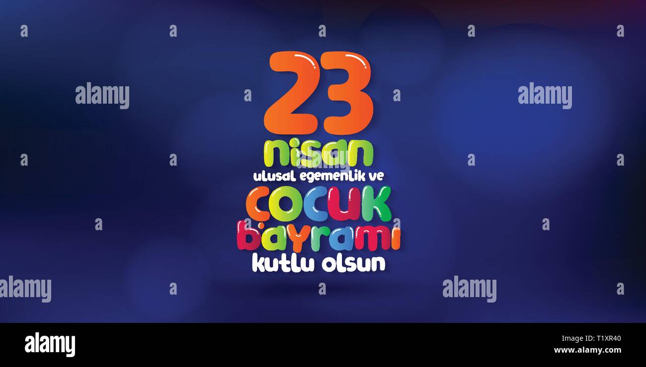 April 23 National Sovereignty and Children's Day. Billboard, Poster ...