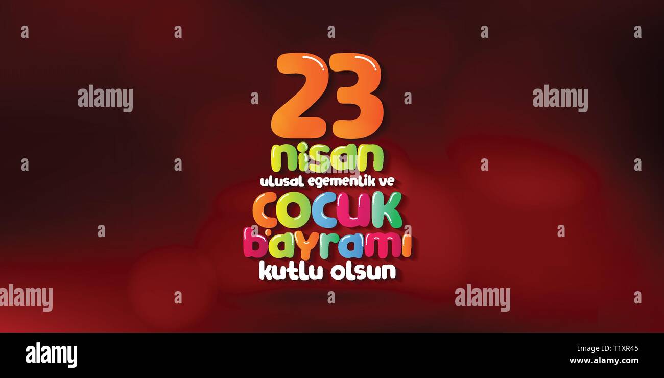 April 23 National Sovereignty and Children's Day. Billboard, Poster ...