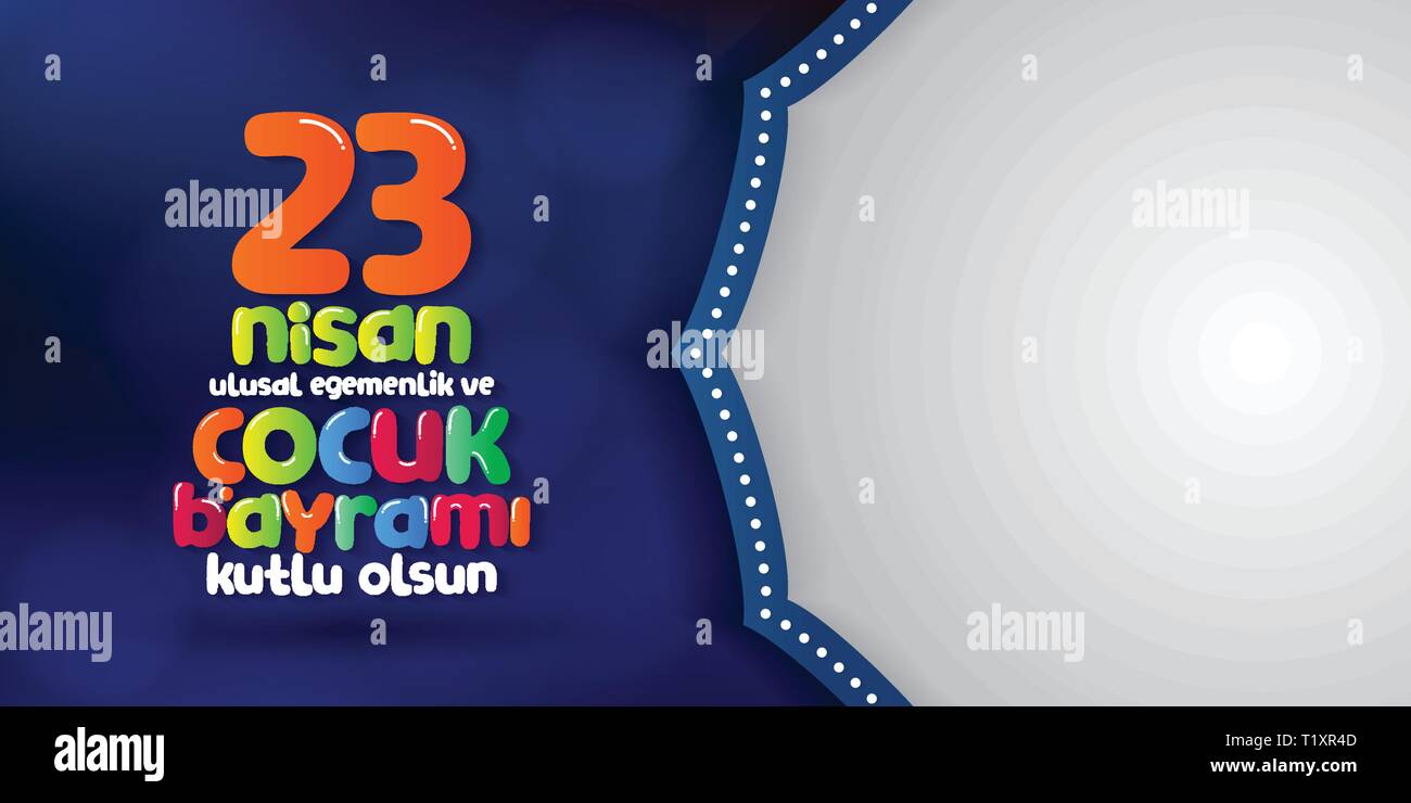 April 23 National Sovereignty and Children's Day. Billboard, Poster ...