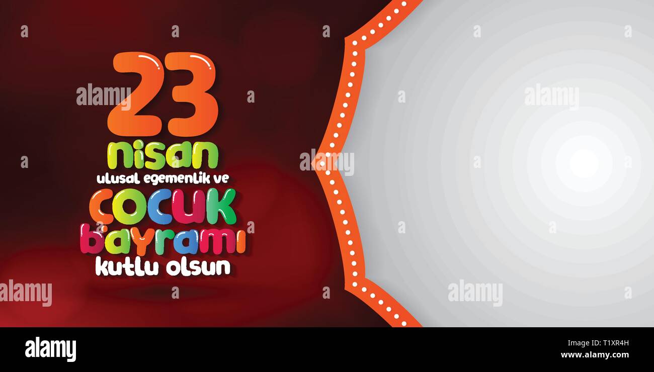 April 23 National Sovereignty and Children's Day. Billboard, Poster ...