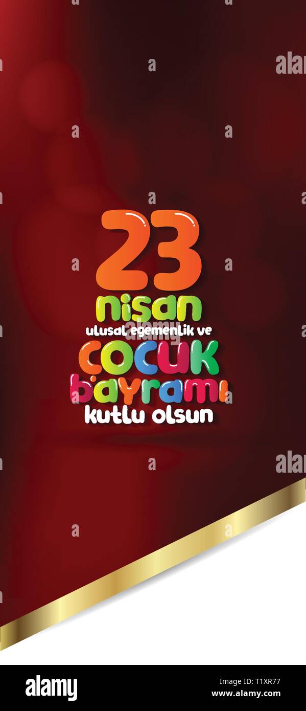 April 23 National Sovereignty and Children's Day. Billboard, Poster ...
