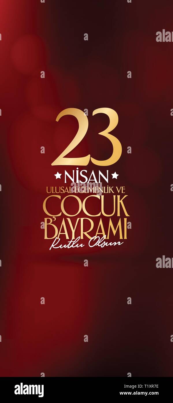 April 23 National Sovereignty and Children's Day. Billboard, Poster ...