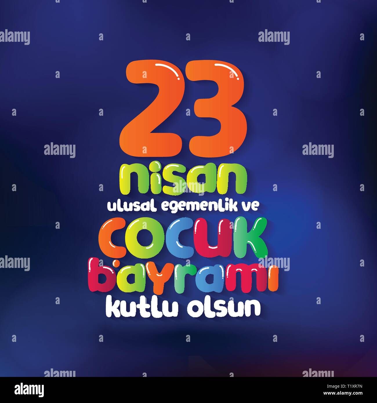 April 23 National Sovereignty and Children's Day. Billboard, Poster ...