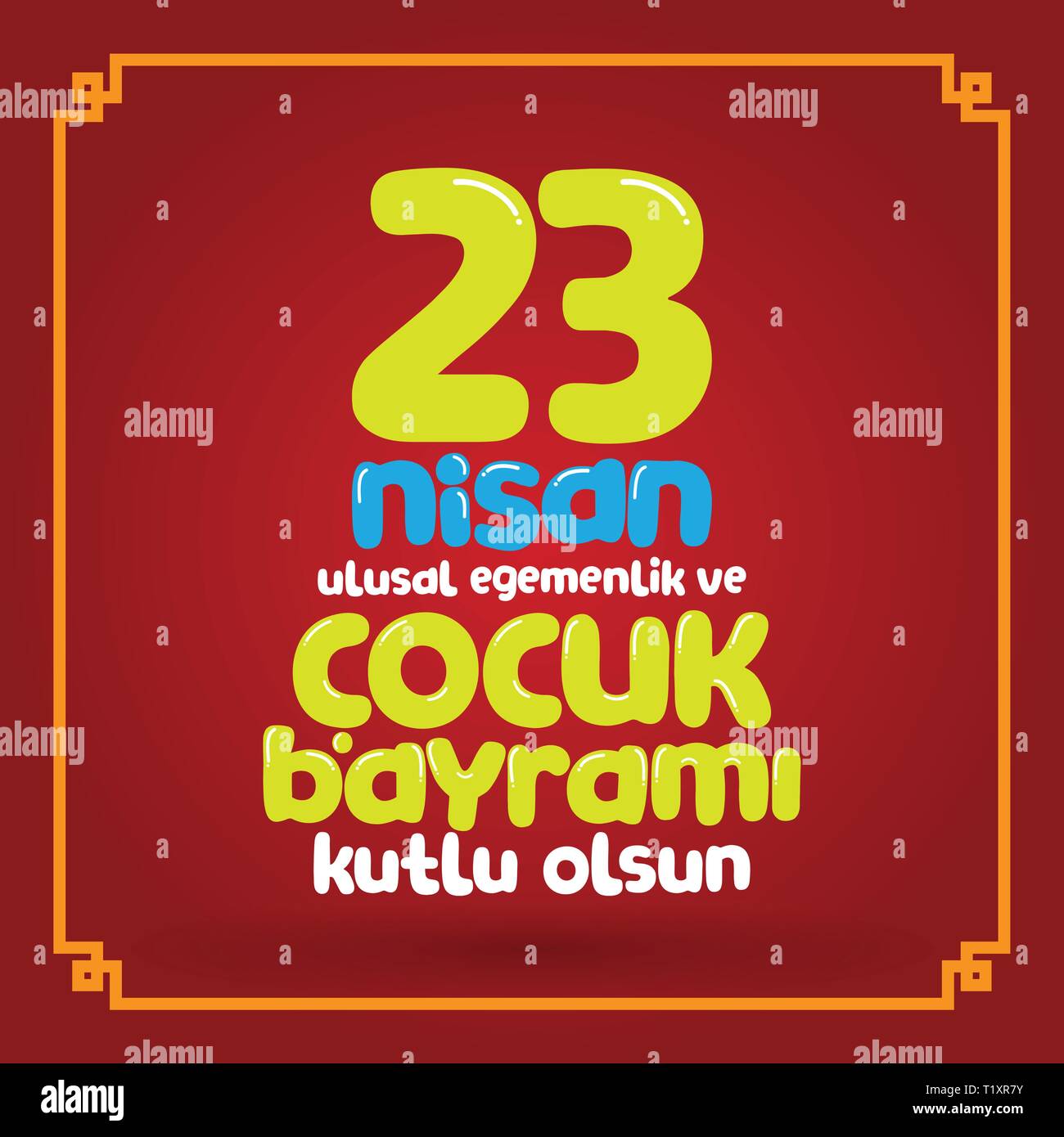 April 23 National Sovereignty and Children's Day. Billboard, Poster ...