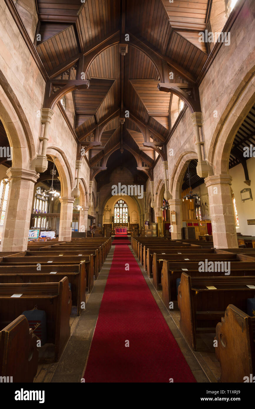 Saint Mary the Virgin Church Overton on Dee North Wales home of the ...