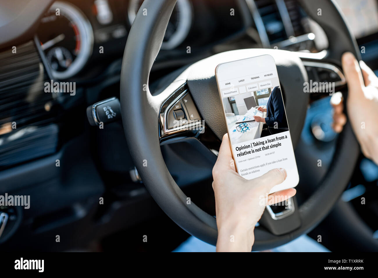 Driving too close hi-res stock photography and images - Alamy