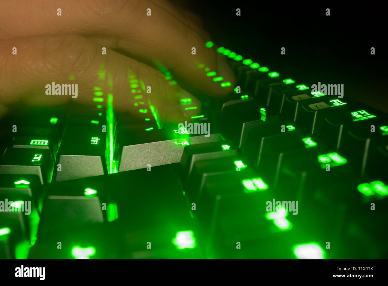 Fast typing hi-res stock photography and images - Alamy
