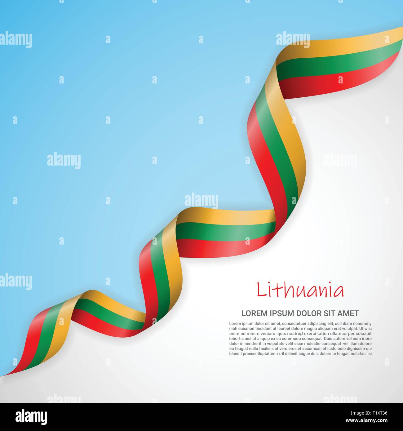 Lithuania poster hi-res stock photography and images - Alamy