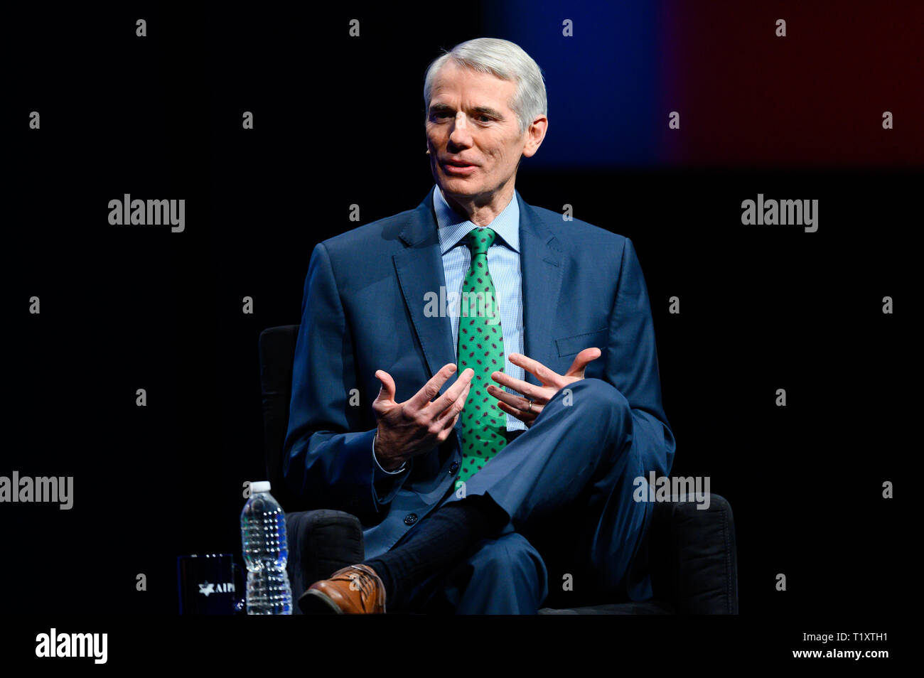 U.S. Senator Rob Portman (R-OH) seen speaking during the American ...