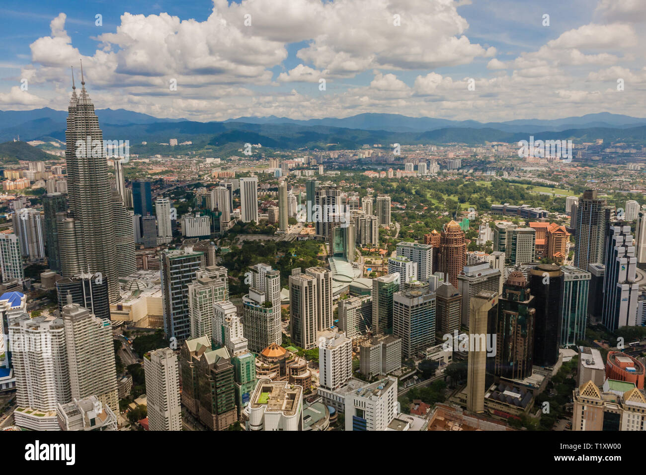 An aerial view of Kuala Lumpur Stock Photo - Alamy