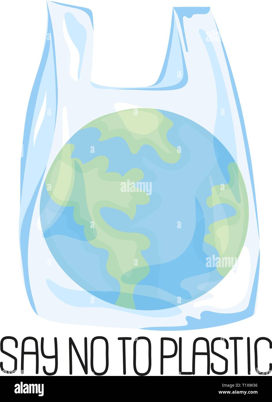 Planet Plastic Earth Ecological Environmental Pollution Problem Banner