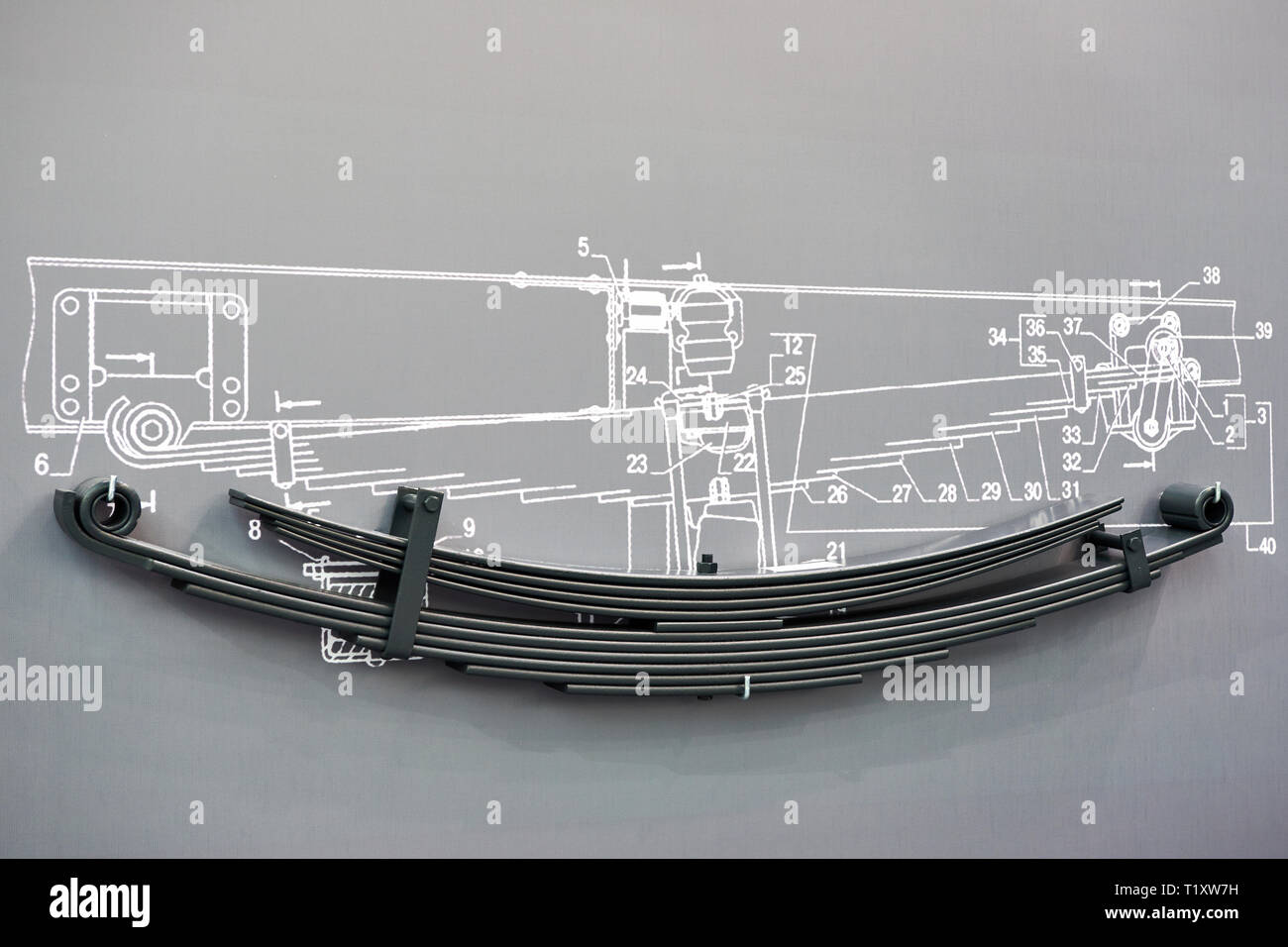 Car suspension coil hi-res stock photography and images - Alamy