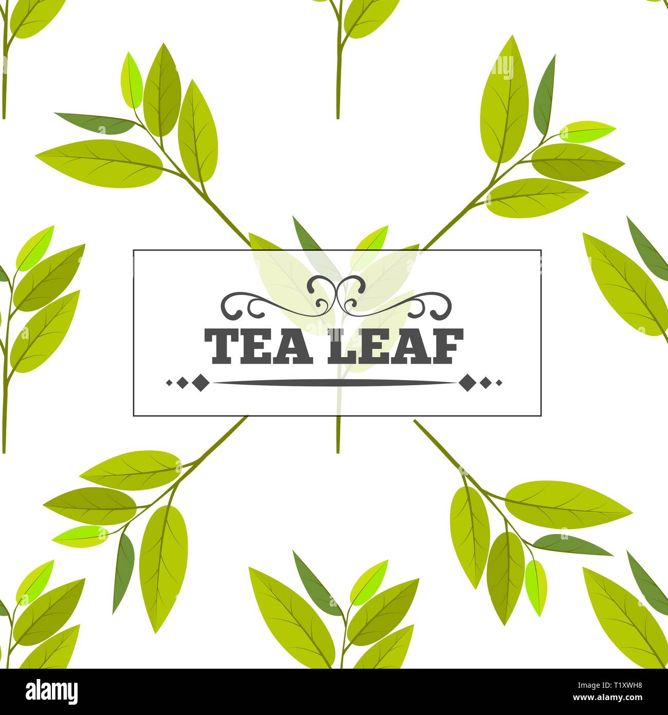 Tea Leaf Pattern Vector