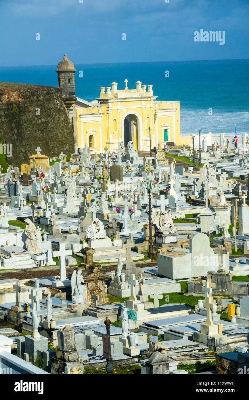 Cemetery atSan Juan, Puerto Rico s capital and largest city, sits on ...