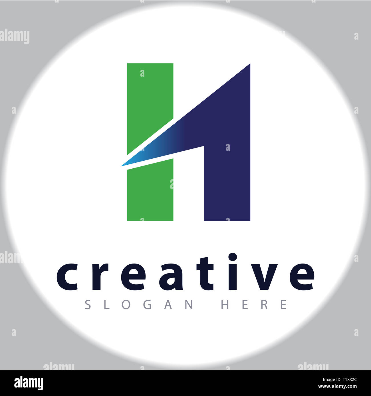 Letter logo arrow template hi-res stock photography and images - Alamy