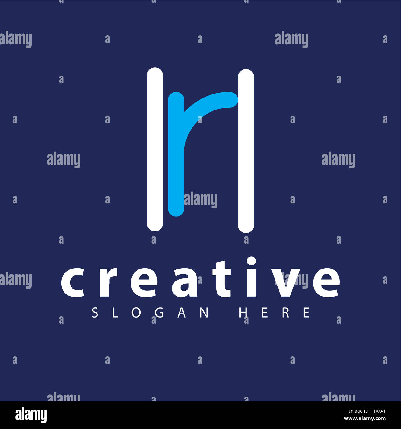 Hr modern logo hi-res stock photography and images - Alamy