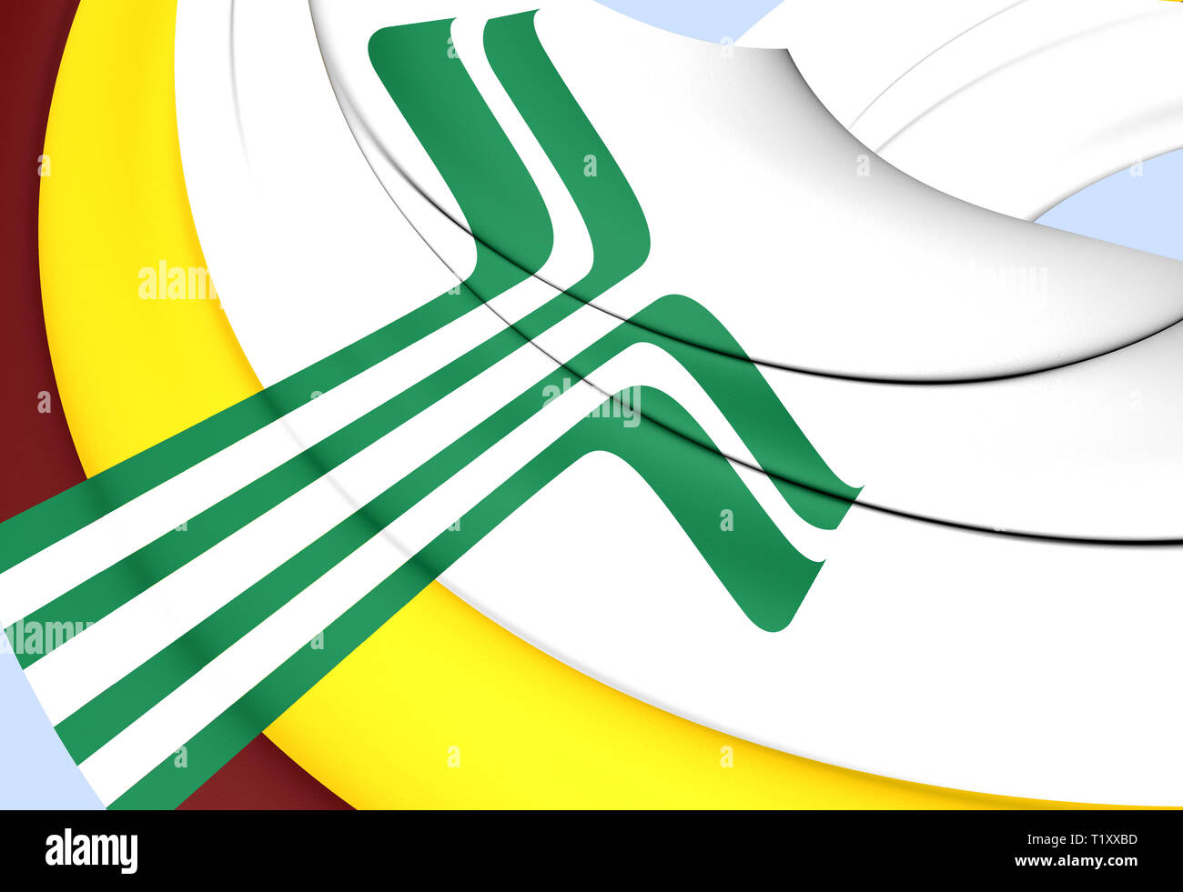 Franco manitobains waving flag hi-res stock photography and images - Alamy