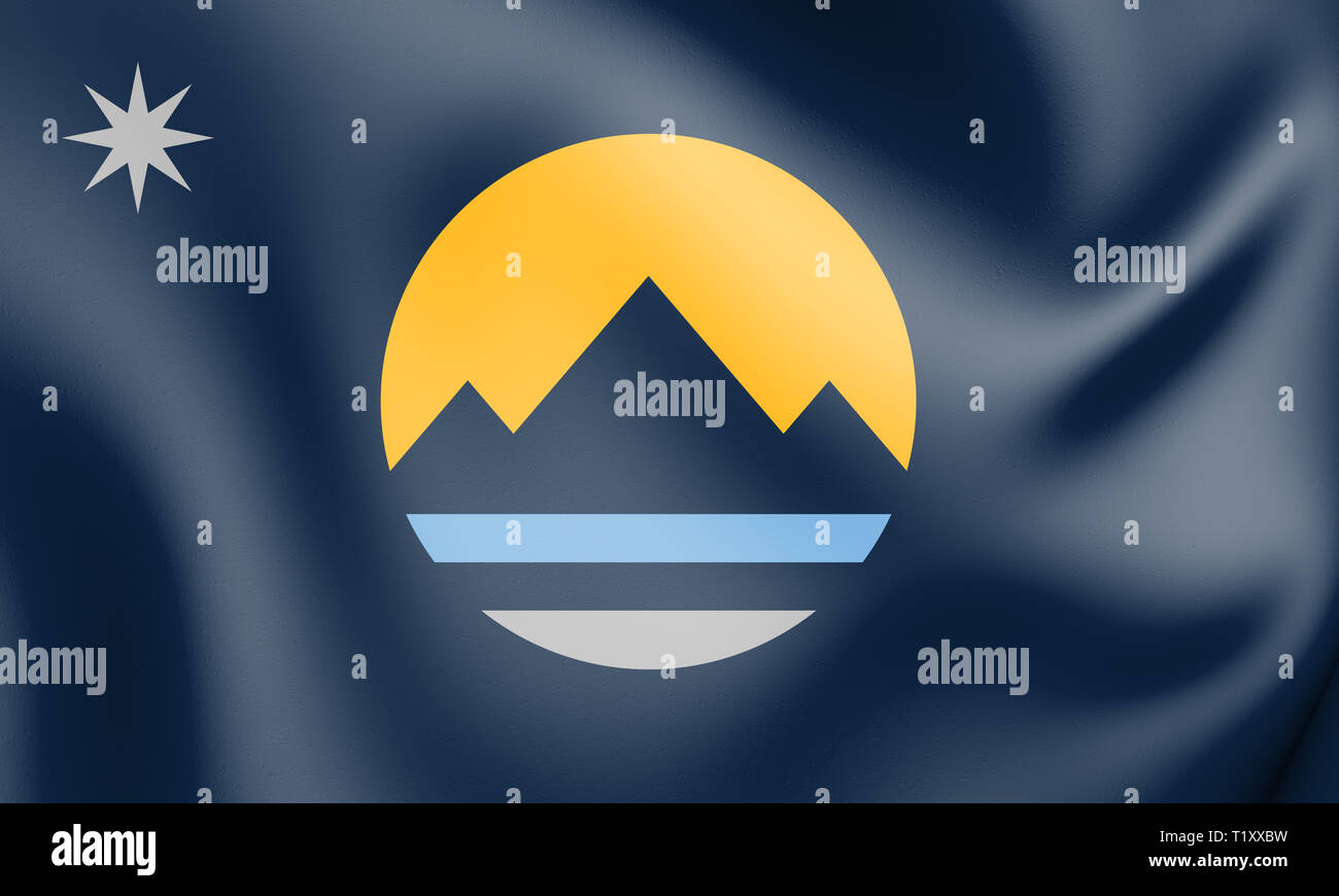 3D Flag of Reno (Nevada), USA. 3D Illustration Stock Photo - Alamy