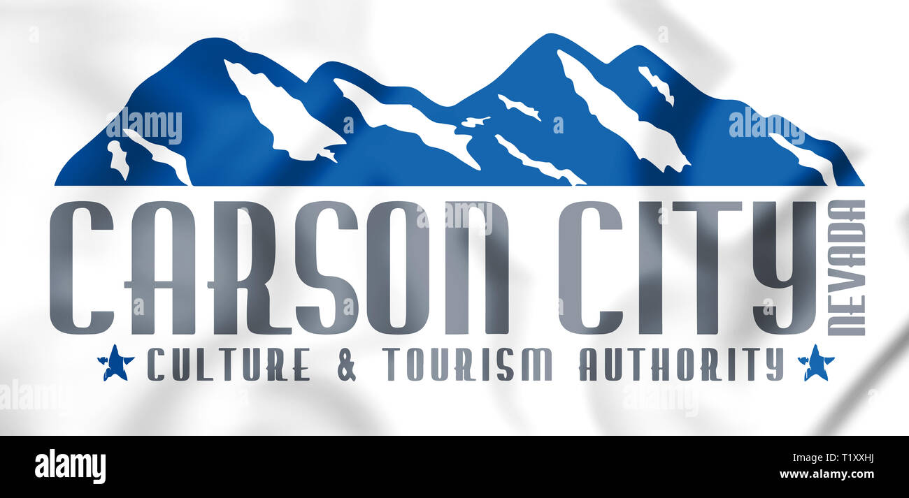 3D Emblem of Carson City (Nevada), USA. 3D Illustration Stock Photo - Alamy