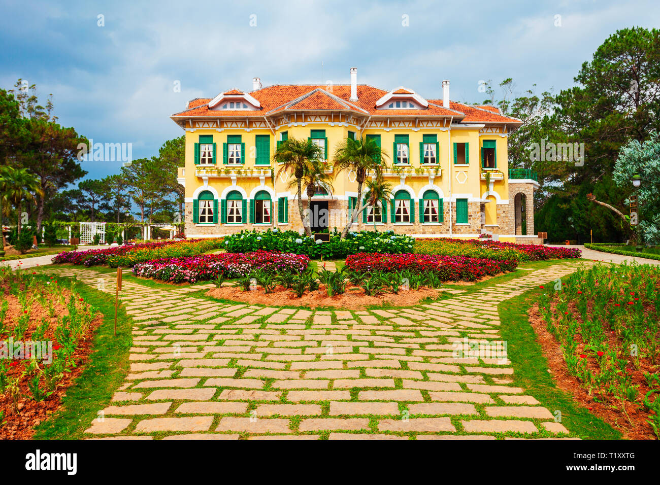 Bao Dai Palace in Dalat city in Vietnam Stock Photo - Alamy