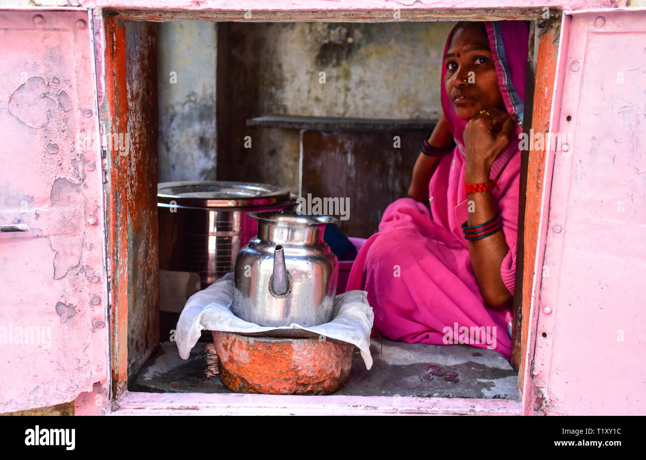 India rajasthan jaipur street vendor hi-res stock photography and ...