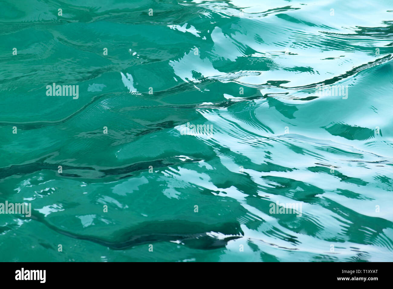 turquoise sea water background Stock Photo - Alamy