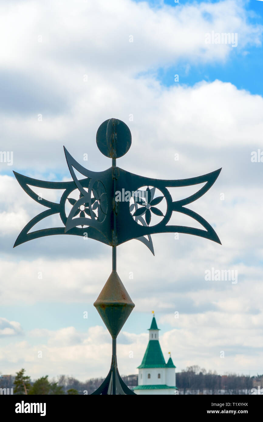 Weather vane on church dome hi-res stock photography and images - Alamy