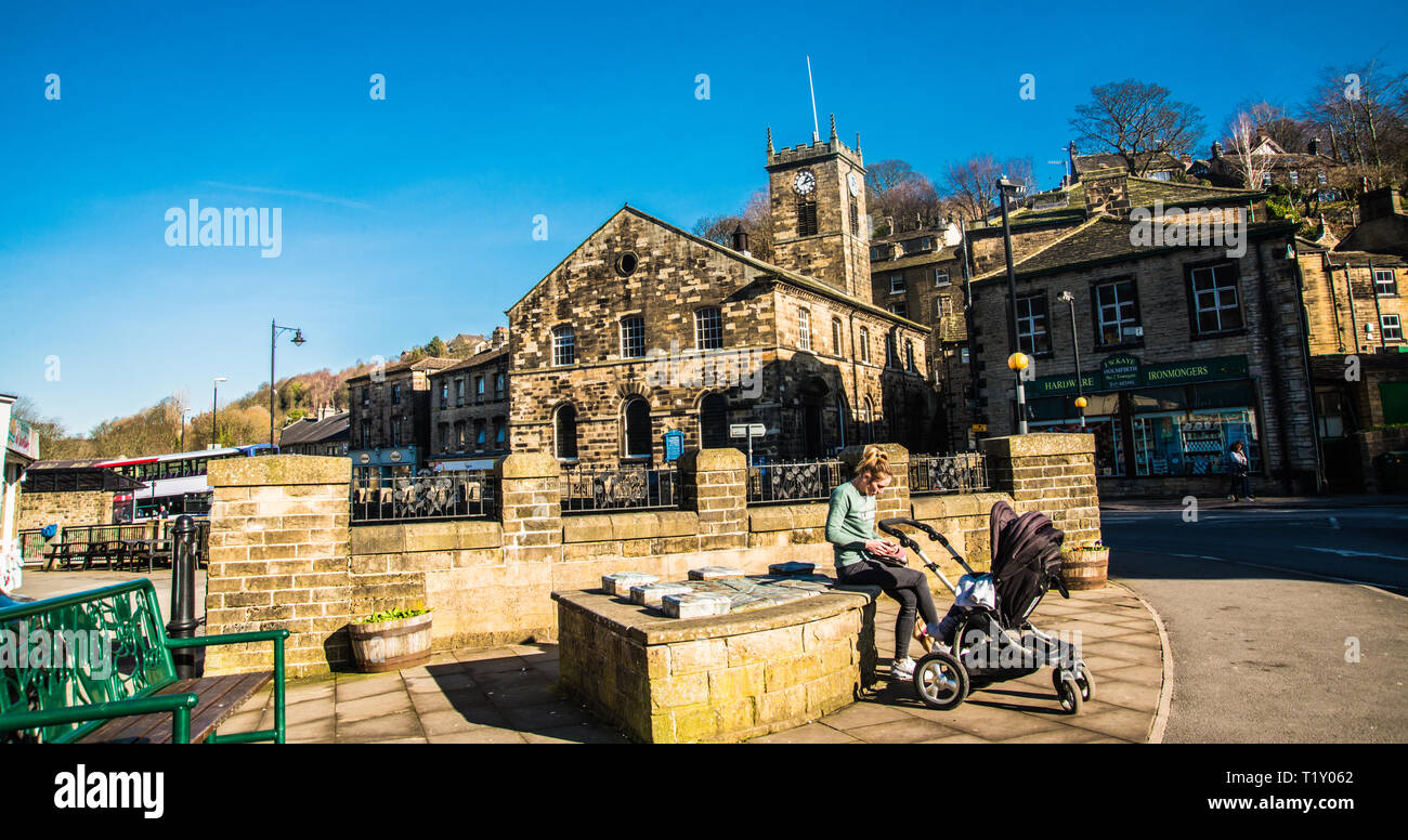 My life in the village Holmfirth Stock Photo - Alamy