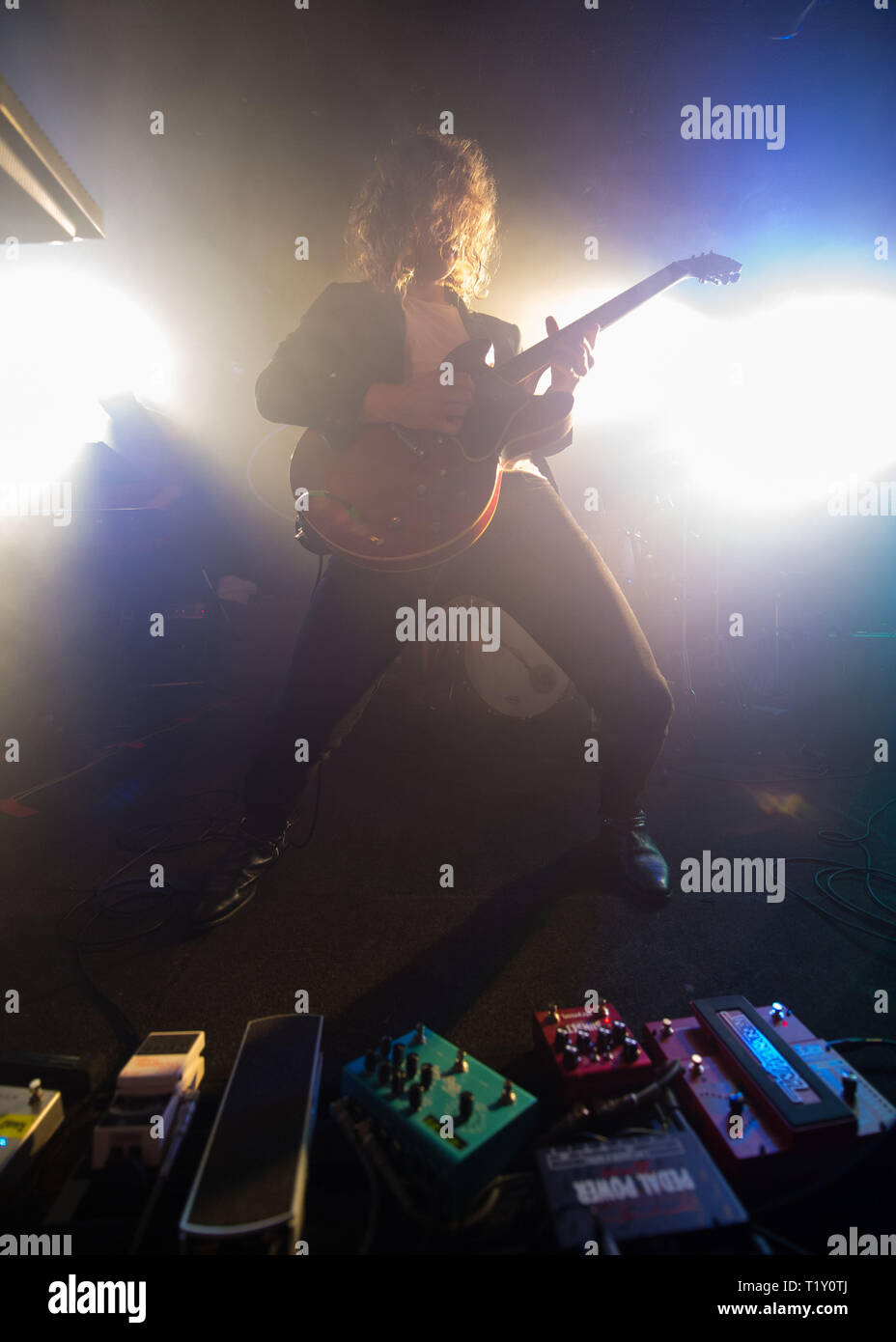 Killers Guitarist, Dave Keuning performing in Glasgow to a packed crowd ...