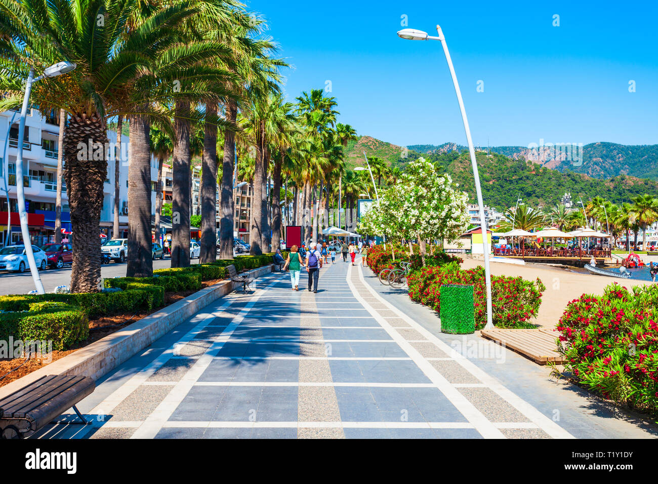 Turkey beach promenade hi-res stock photography and images - Alamy