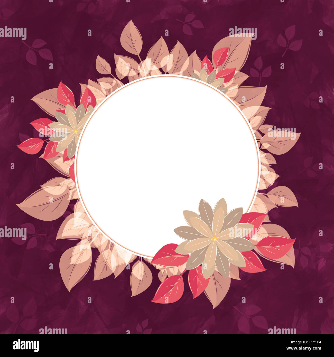 Round Flower Design