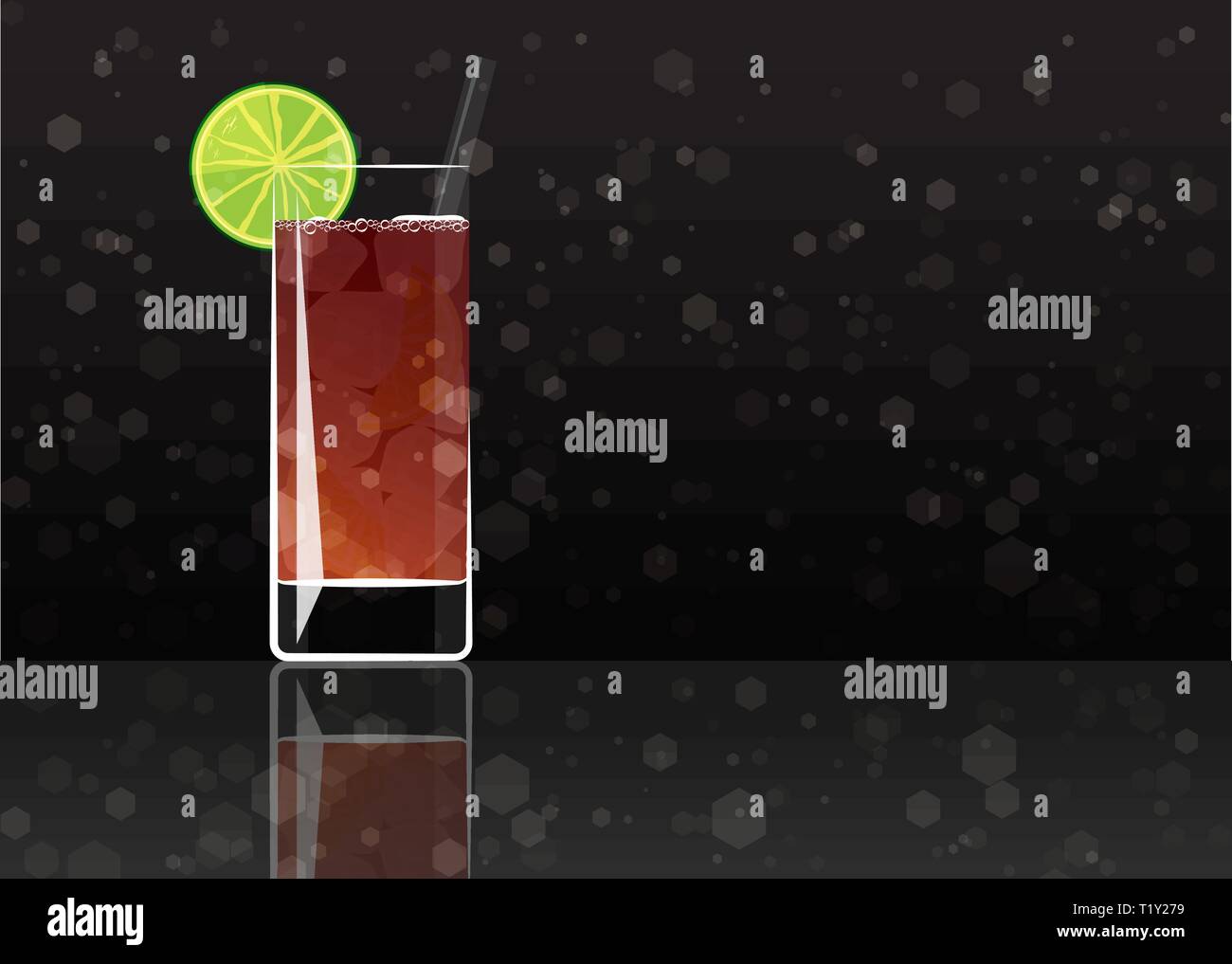 Official cocktail icon, The Unforgettable Americano cartoon ...