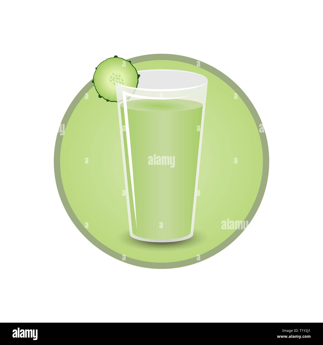Glass of cucumber juice fresh and healthy vegetarian diet for print and ...